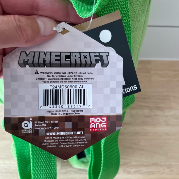 Minecraft | Toys | Minecraft Creeper Plush Mini Backpack Toy | Poshmark